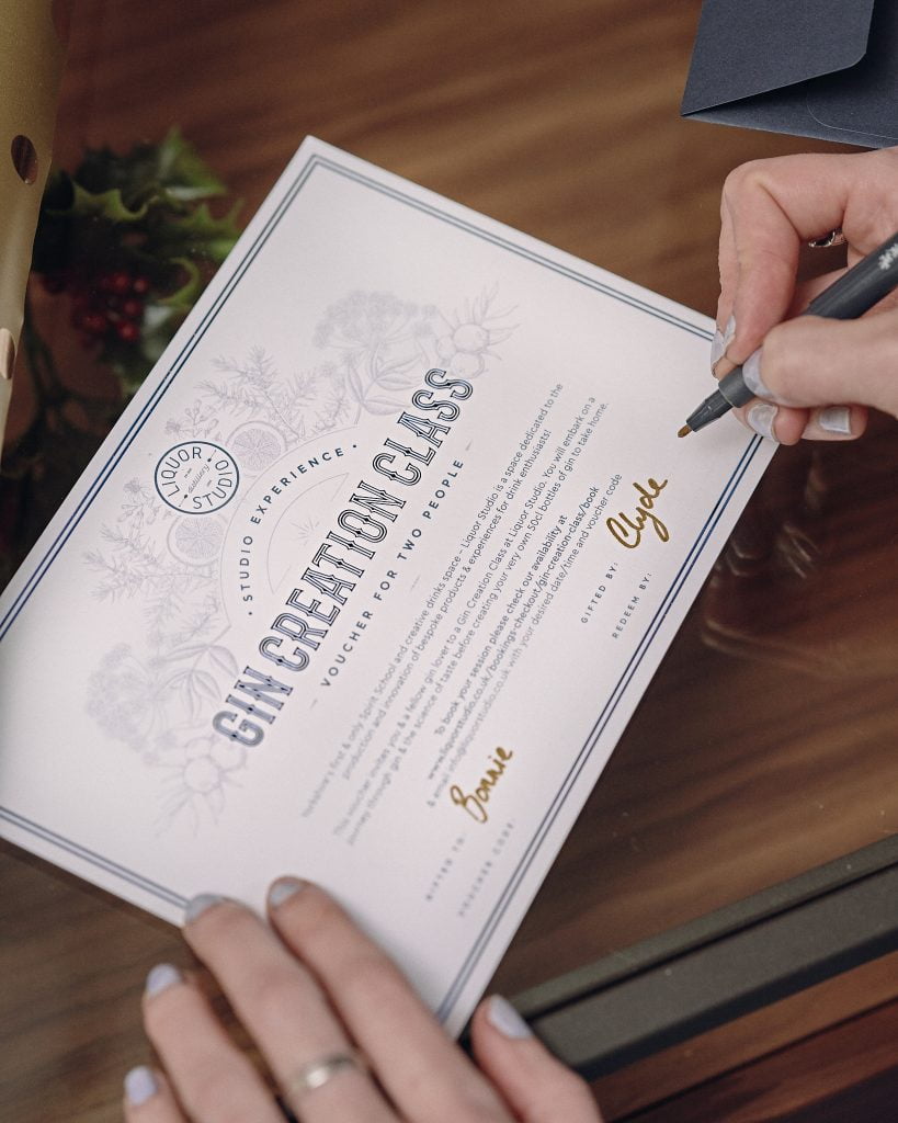 Gin Creation Class for 2 Gift Voucher - Liquor Studio Leeds | Spirit ...